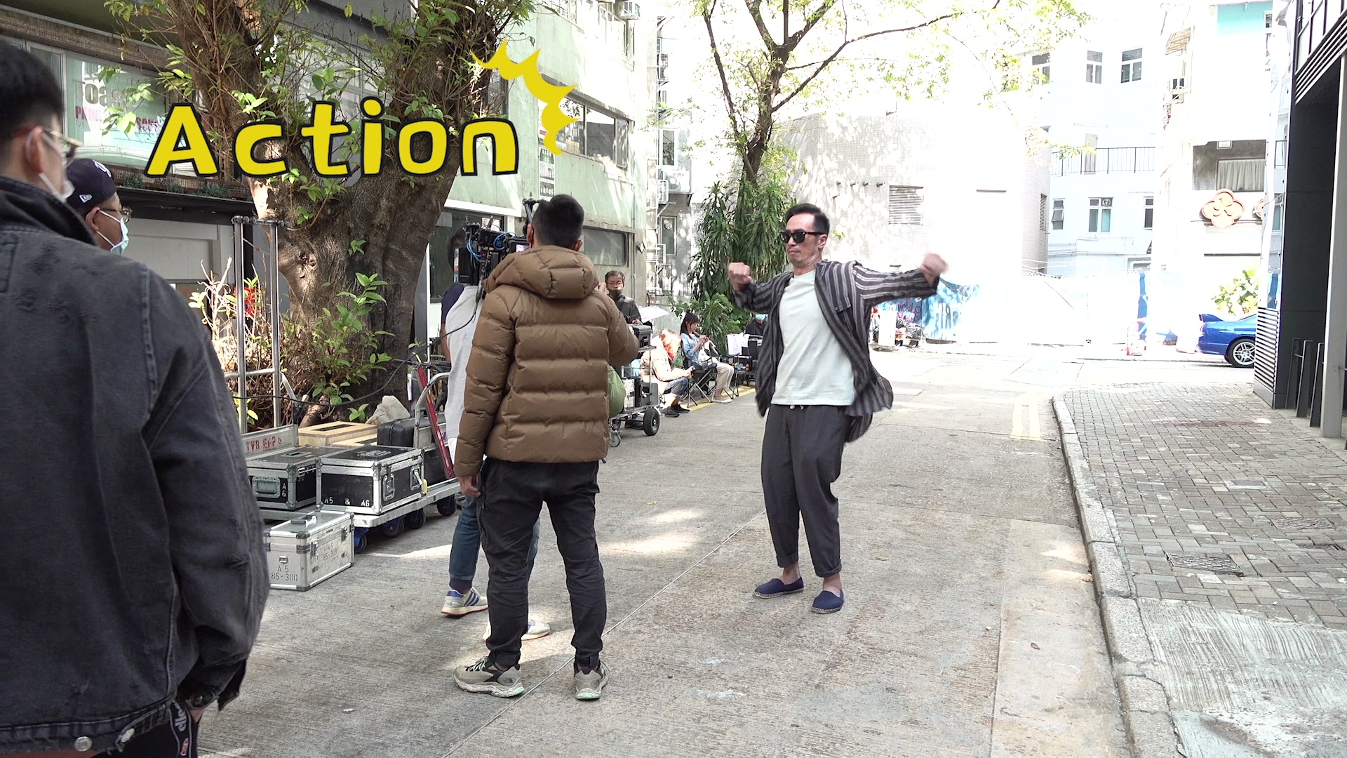 新四十二章丨陳豪舞動Krumper抿實個嘴Chok住扮勁 心心眼龔嘉欣全程忍笑 - 東張+